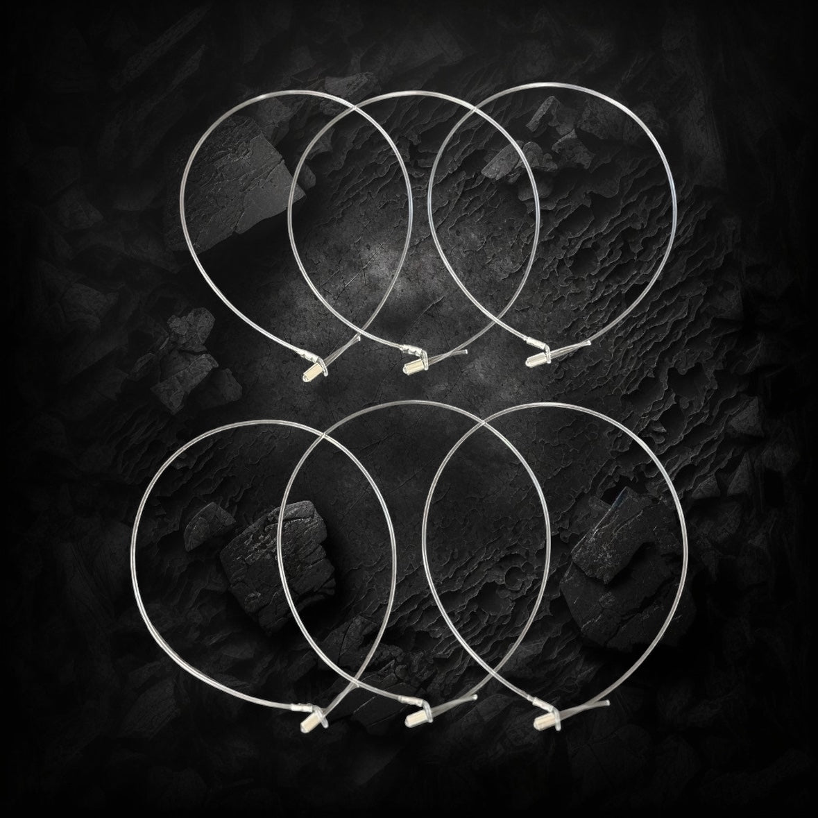 Seven (7) Spare Loops, 100lb Leader Line – Hella Crabz